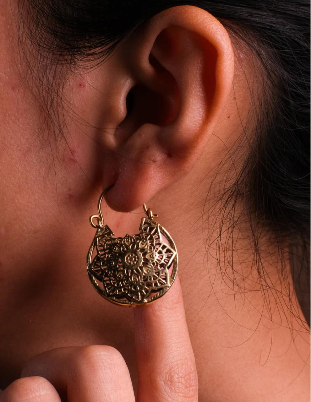 Sacred Mandala Earrings – The Bohemian Store